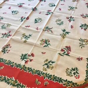 SIMTEX US Made Floral Tablecloth 52 by 46 - Etsy