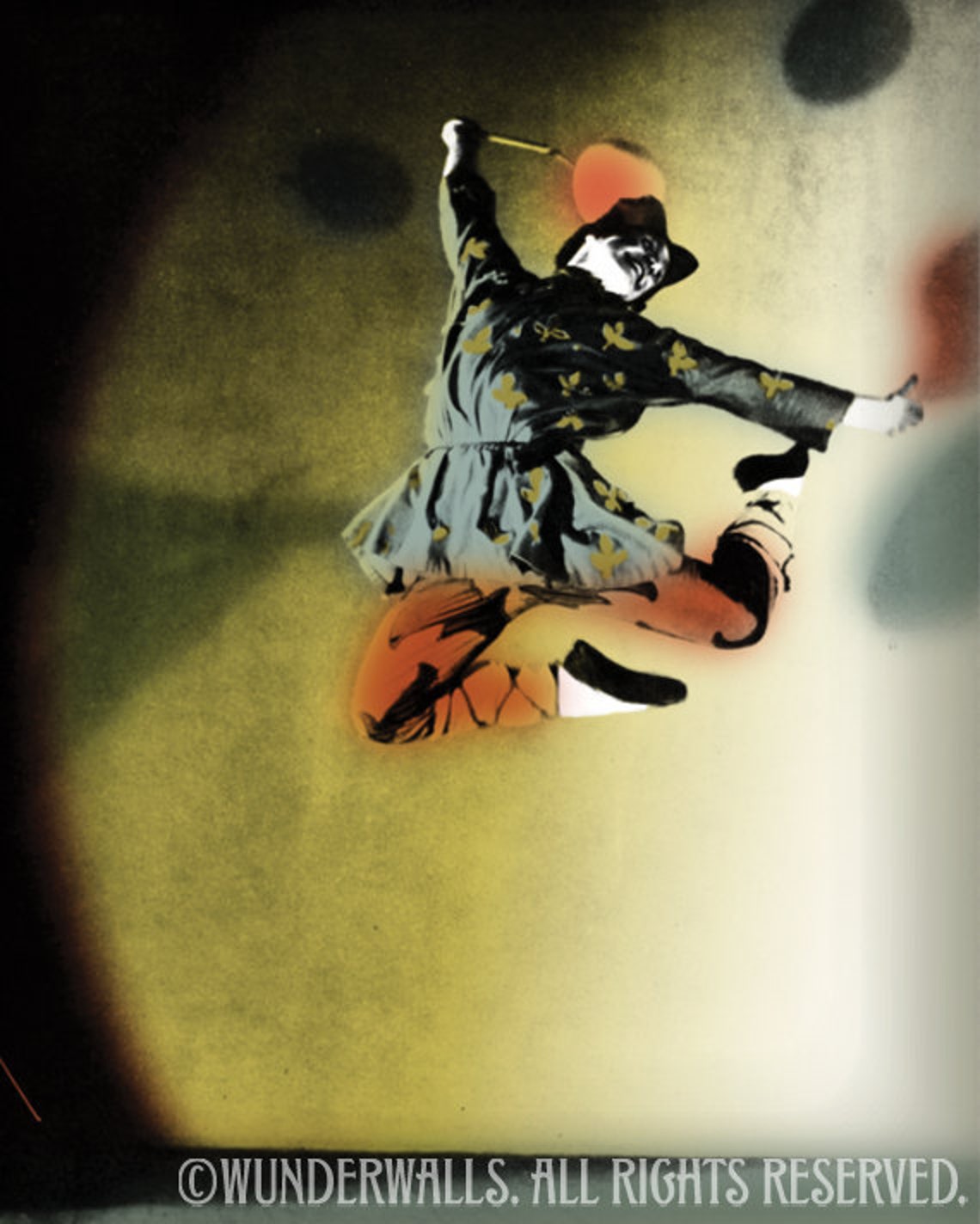 Dancers 1920s Ballet Modern Colorized Dramatic Jumping Jester - Etsy