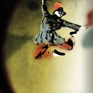 Dancers 1920s Ballet Modern Colorized Dramatic Jumping Jester - Etsy