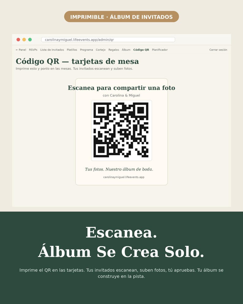 Sitio Web De Boda Mexicana Con Álbum QR Y Planificador | Bilingüe ...