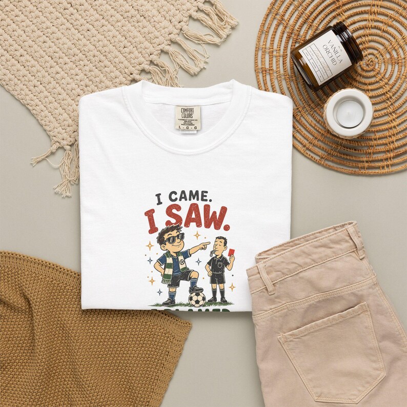 I Came I Saw I Blamed the Ref T-shirt | Referee Soccer Funny - Etsy