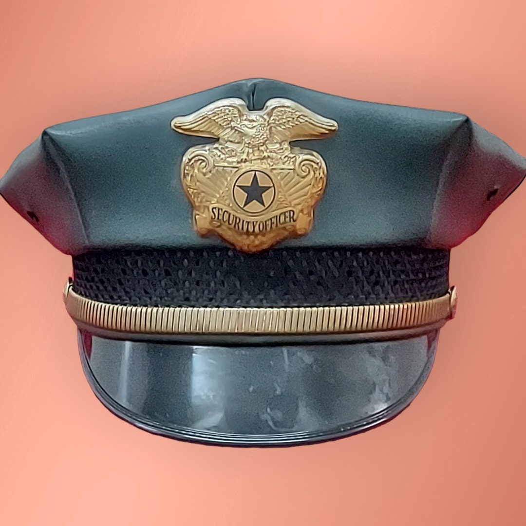 Vintage 1950's/60's Security Officer Hat Size 6 7/8 - Etsy