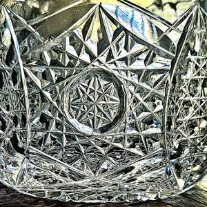 American Brilliant Cut Crystal Sugar Bowl, by Libbey Glass Co. 1880 ...