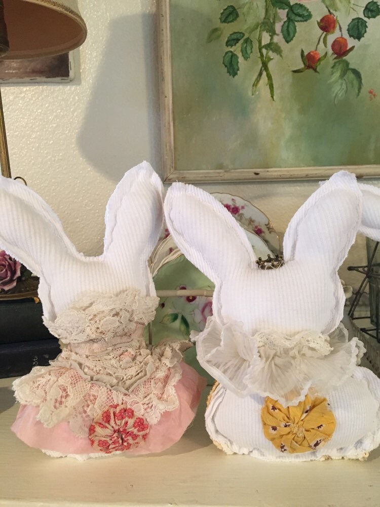 White Bunny Decor/ Nursery Bunny Decor | Etsy