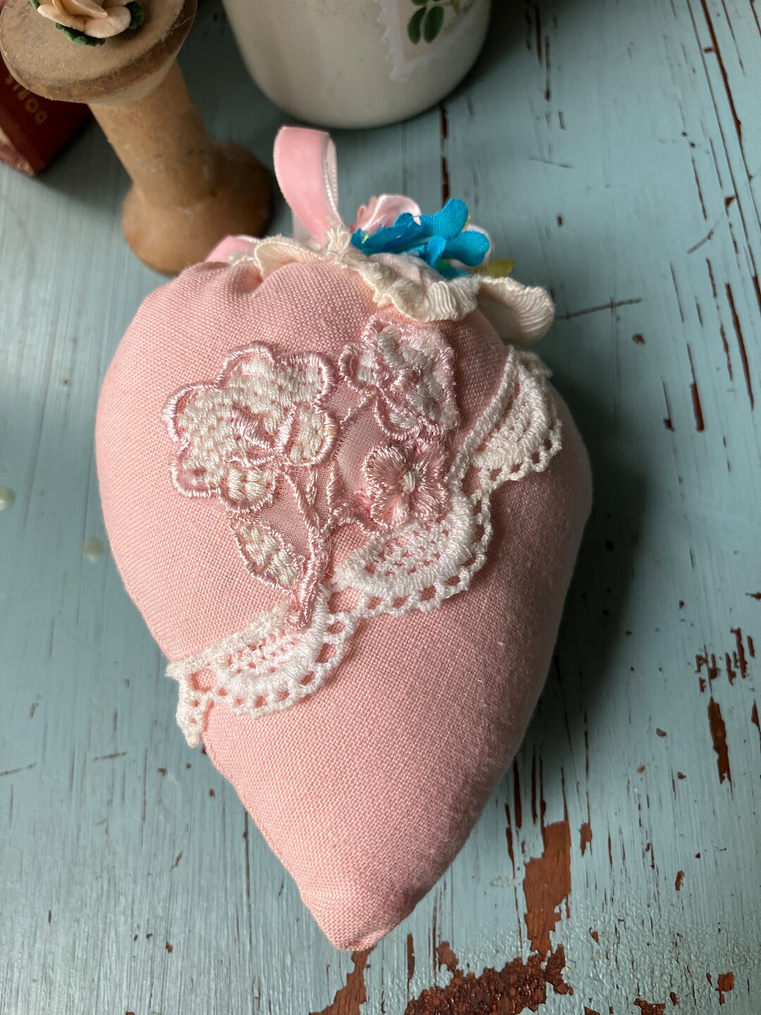 Vintage Style Strawberry Sachet/ Strawberry, Decor, Pincushion - Etsy