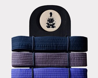 Brazilian Jiu-jitsu 5 Belt Display Rack - Etsy