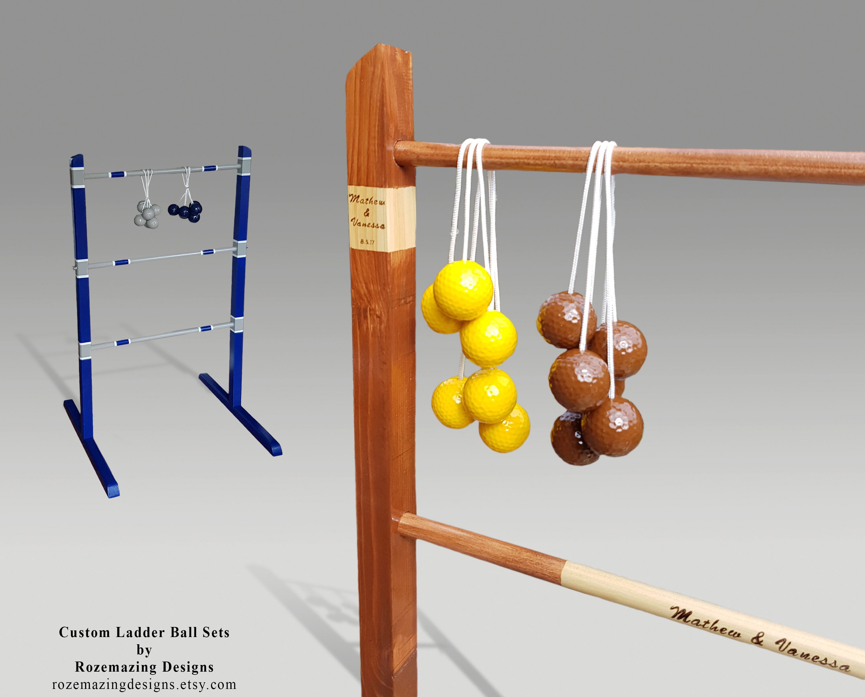 Ladder Ball Bola Ball Sets Custom Colors for Weddings or - Etsy Canada