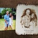 Wedding Photos Burned Into Wood - Custom Pyrography Portraits, Wood ...