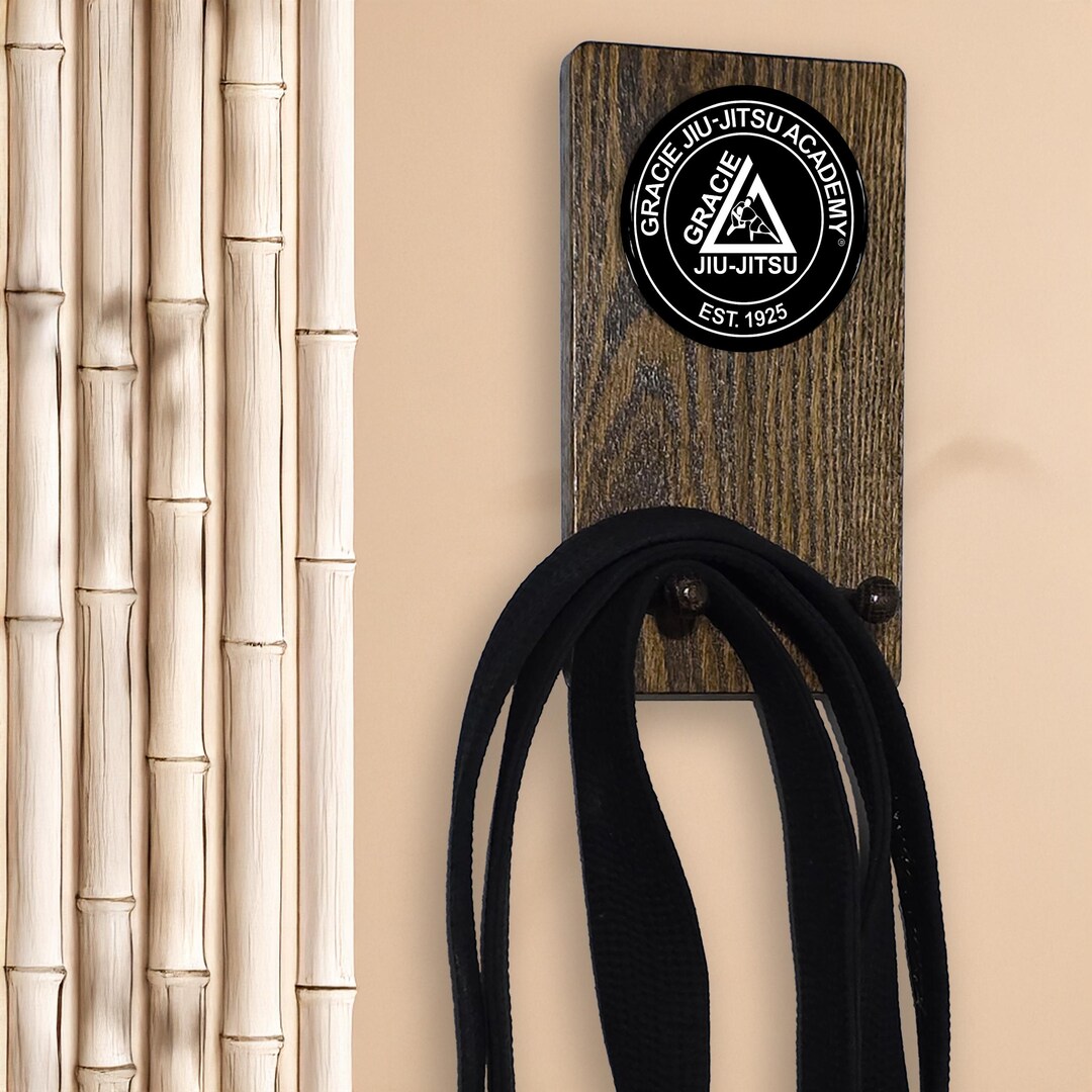 Hand-made Solid Oak Martial Arts Belt Display & Gi Hanger With Clear ...