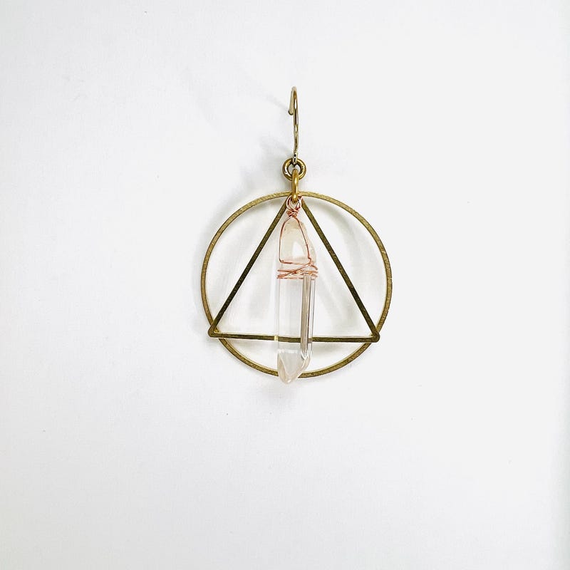 Gold Deathly Hallows Earrings - Etsy