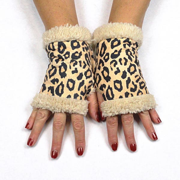 Leopard Gloves - Etsy