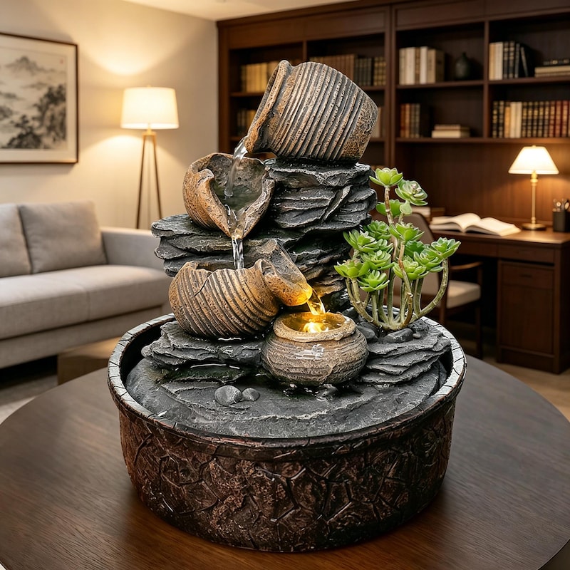 Indoor Fountains With Light - Etsy