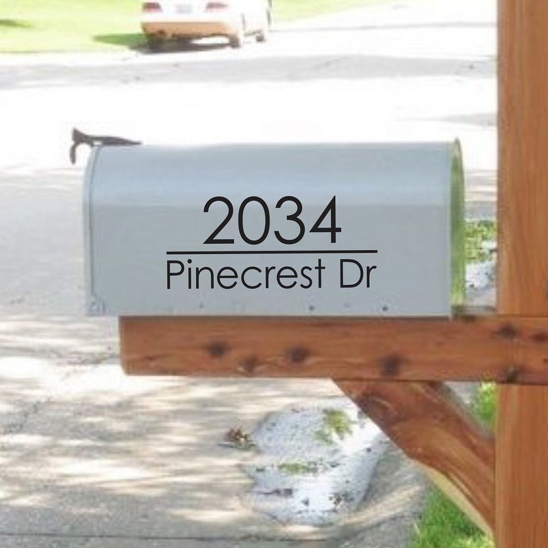 Mailbox Decal - Etsy