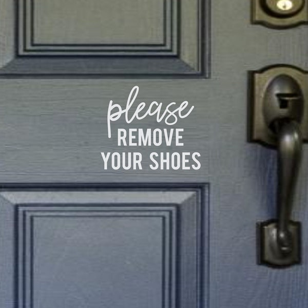 Remove Shoes Sign - Etsy