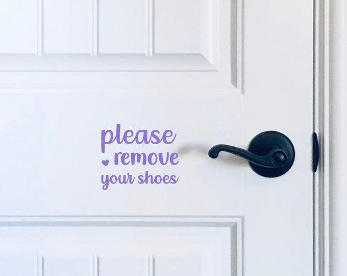 Front Door Name Decal Name Decal for Door Door Name Decals - Etsy