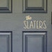 Front Door Name Decal, Name Decal for Door, Door Name Decals, Vinyl ...
