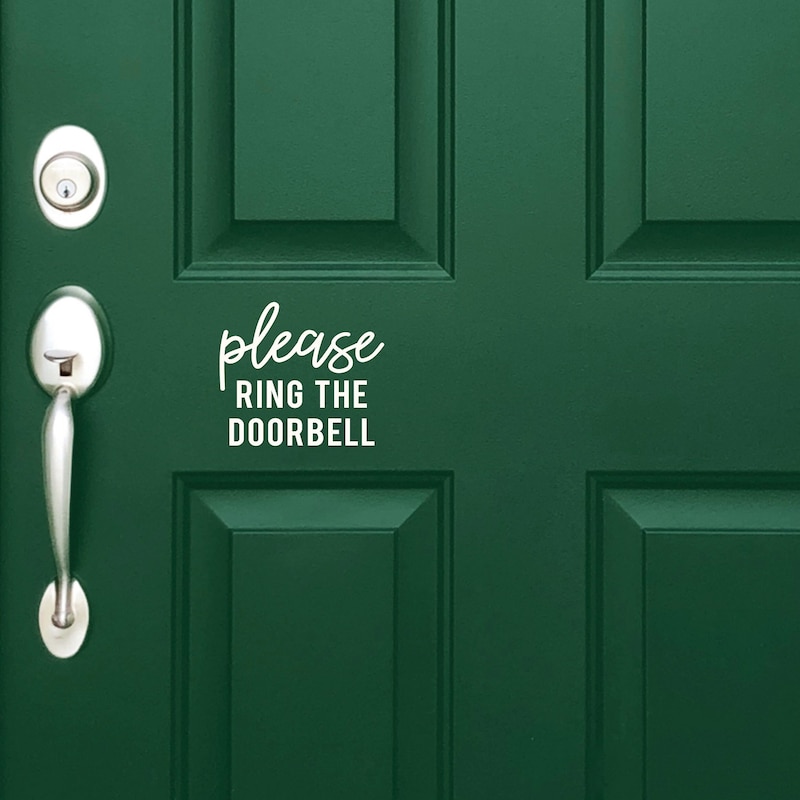 Please Ring Doorbell Sign - Etsy