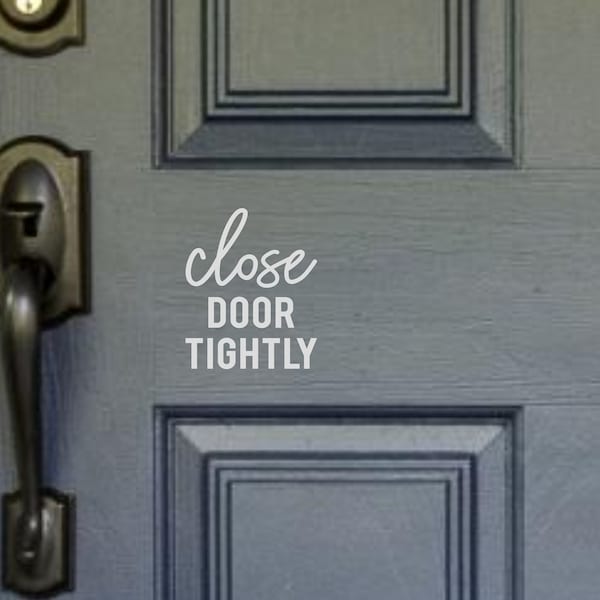 Door Decal - Etsy