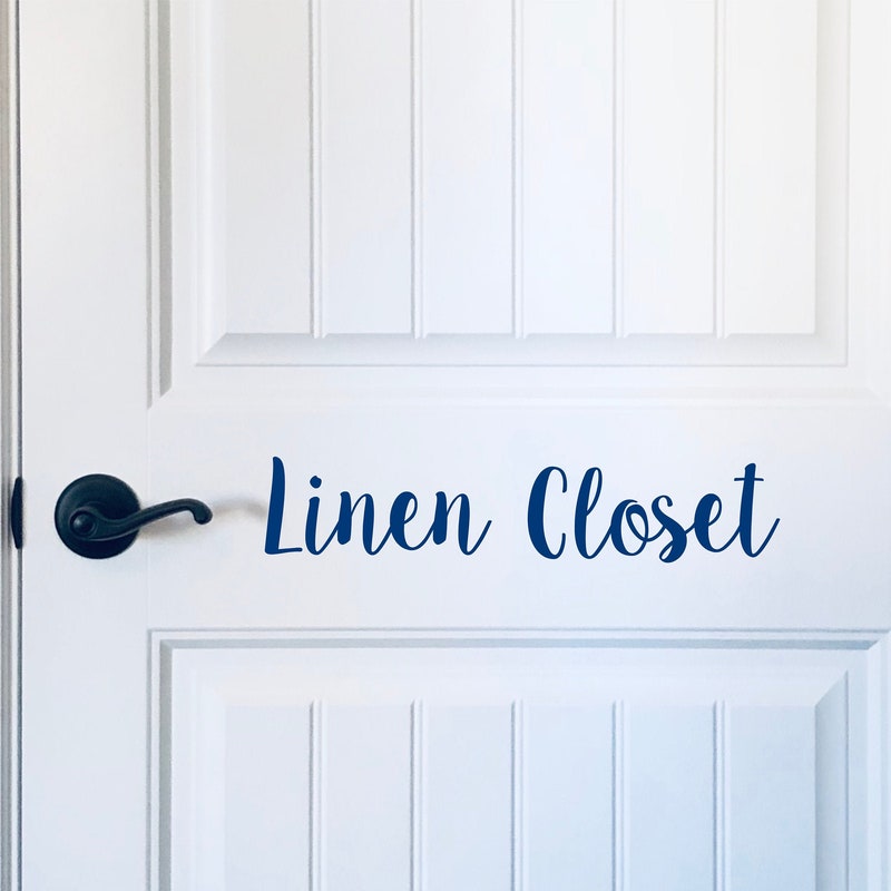 Linen Closet Sign - Etsy