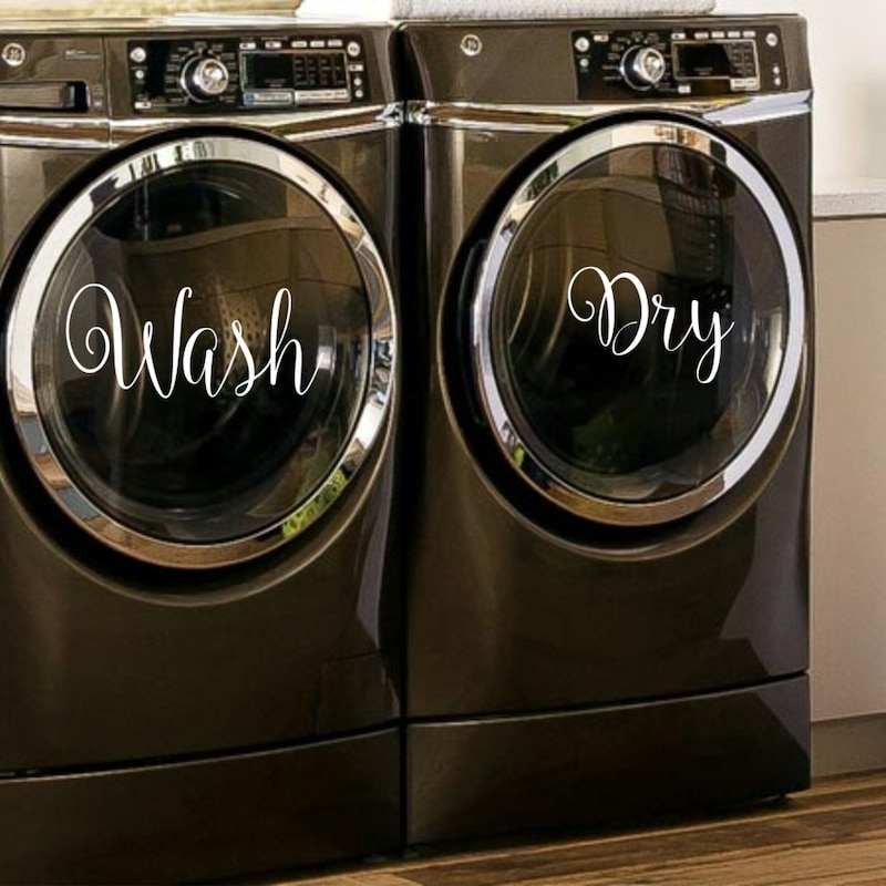Wash and Dry Decal - Etsy