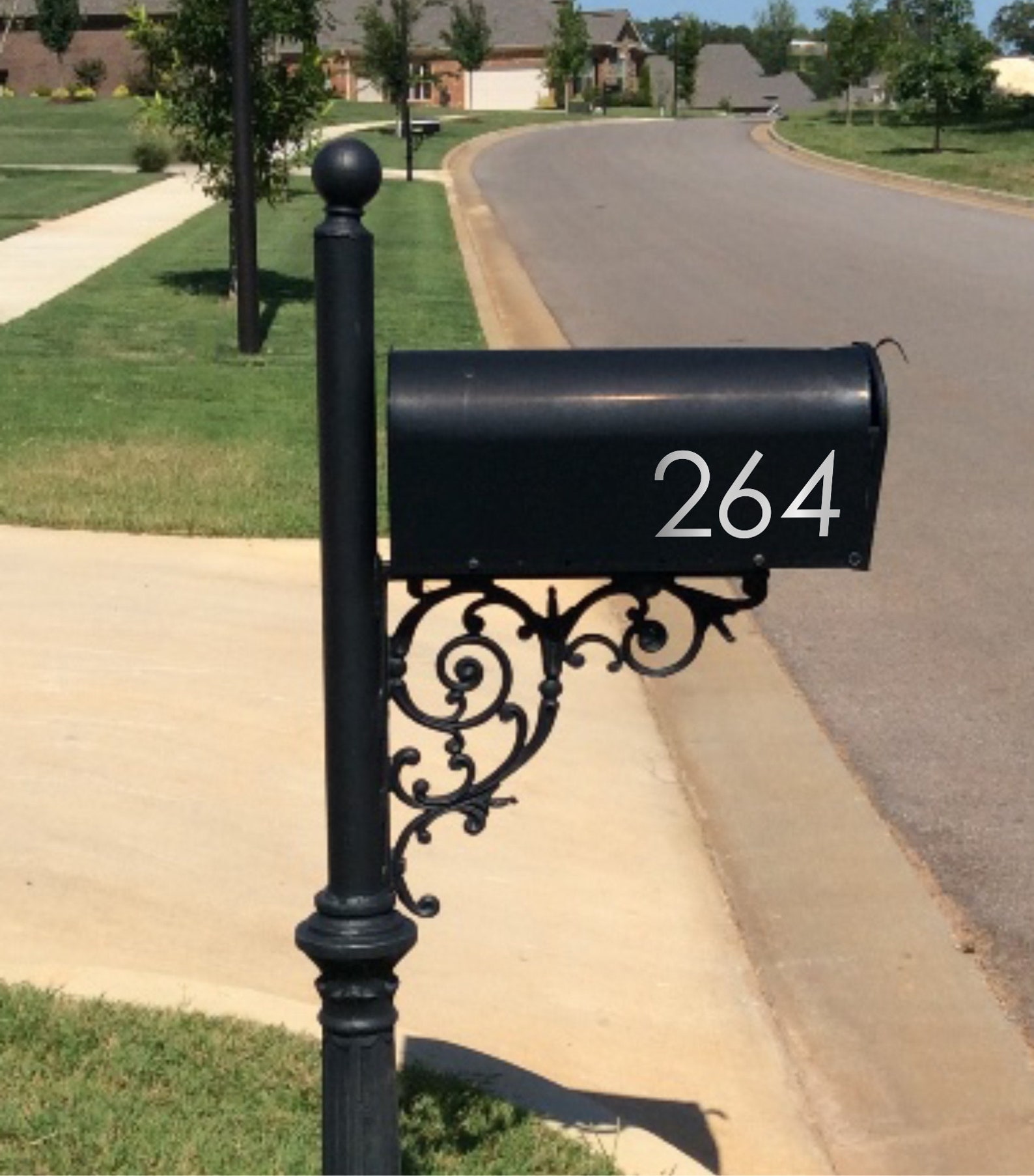 Reflective Mailbox Numbers Reflective Mailbox Decals Mailbox - Etsy
