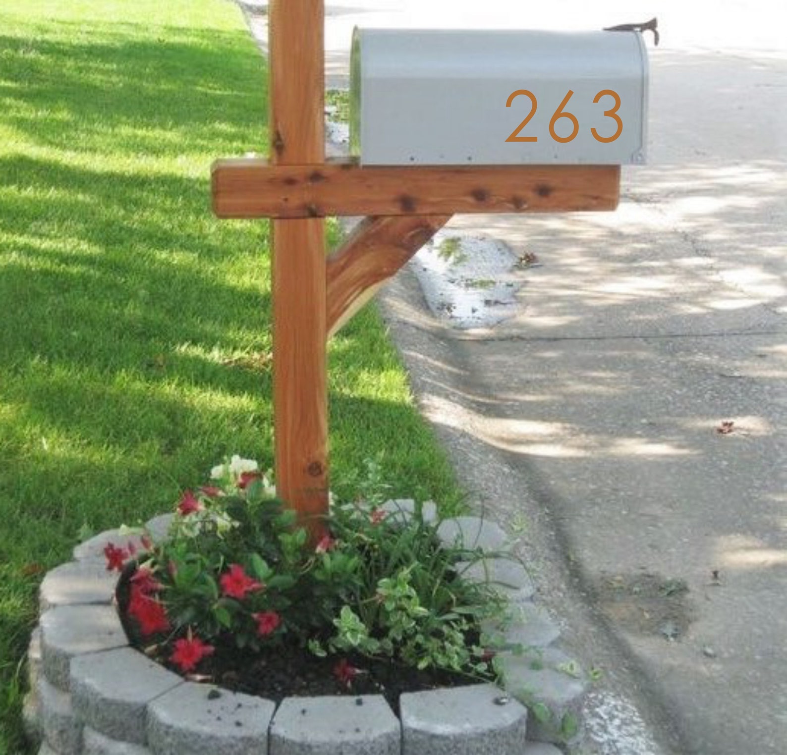 PAY PER DIGIT Custom Mailbox Numbers, House Numbers, Modern Mailbox ...