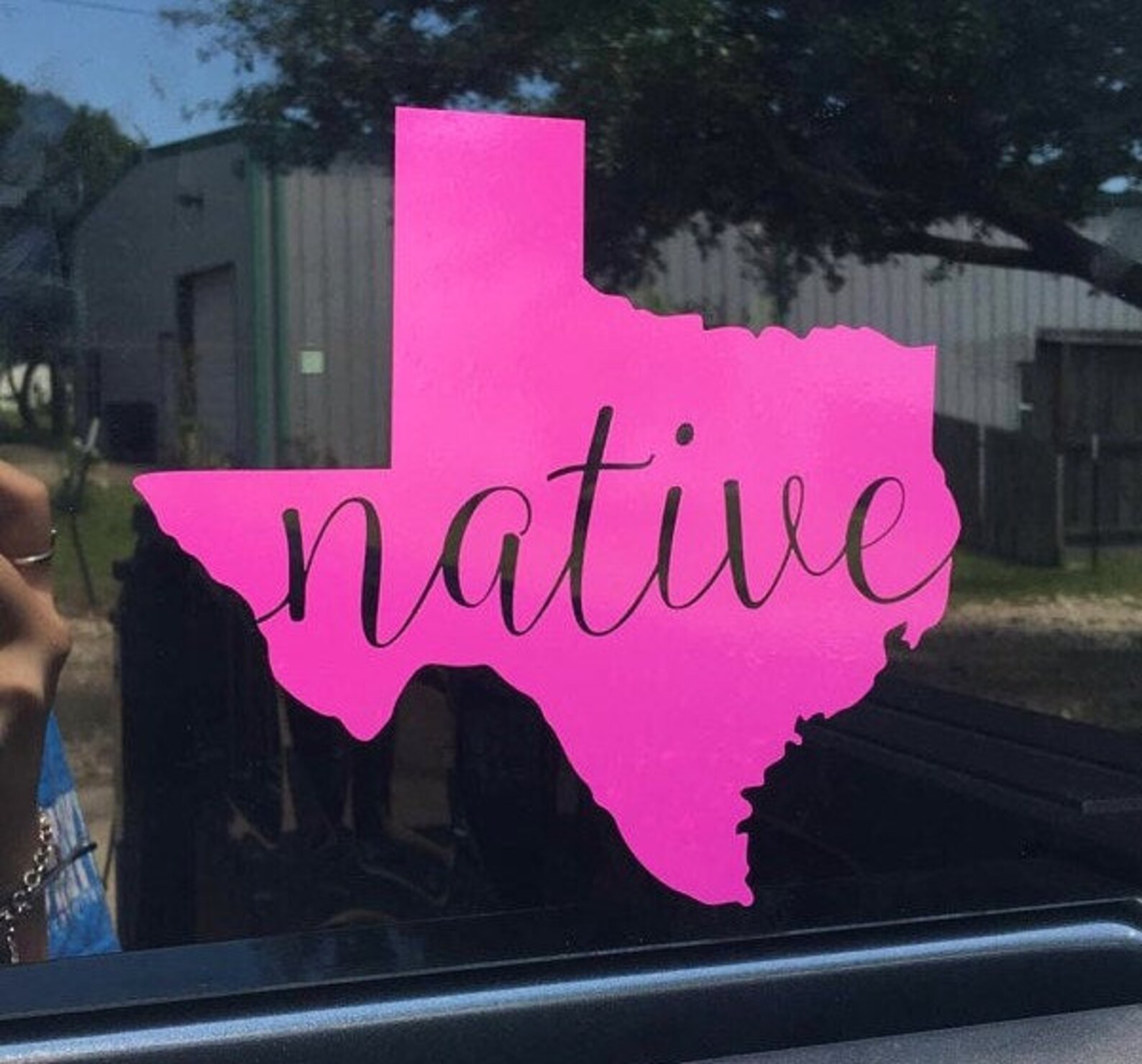 Texas Native Decal Texas Car Decal Texas Decal Texas | Etsy