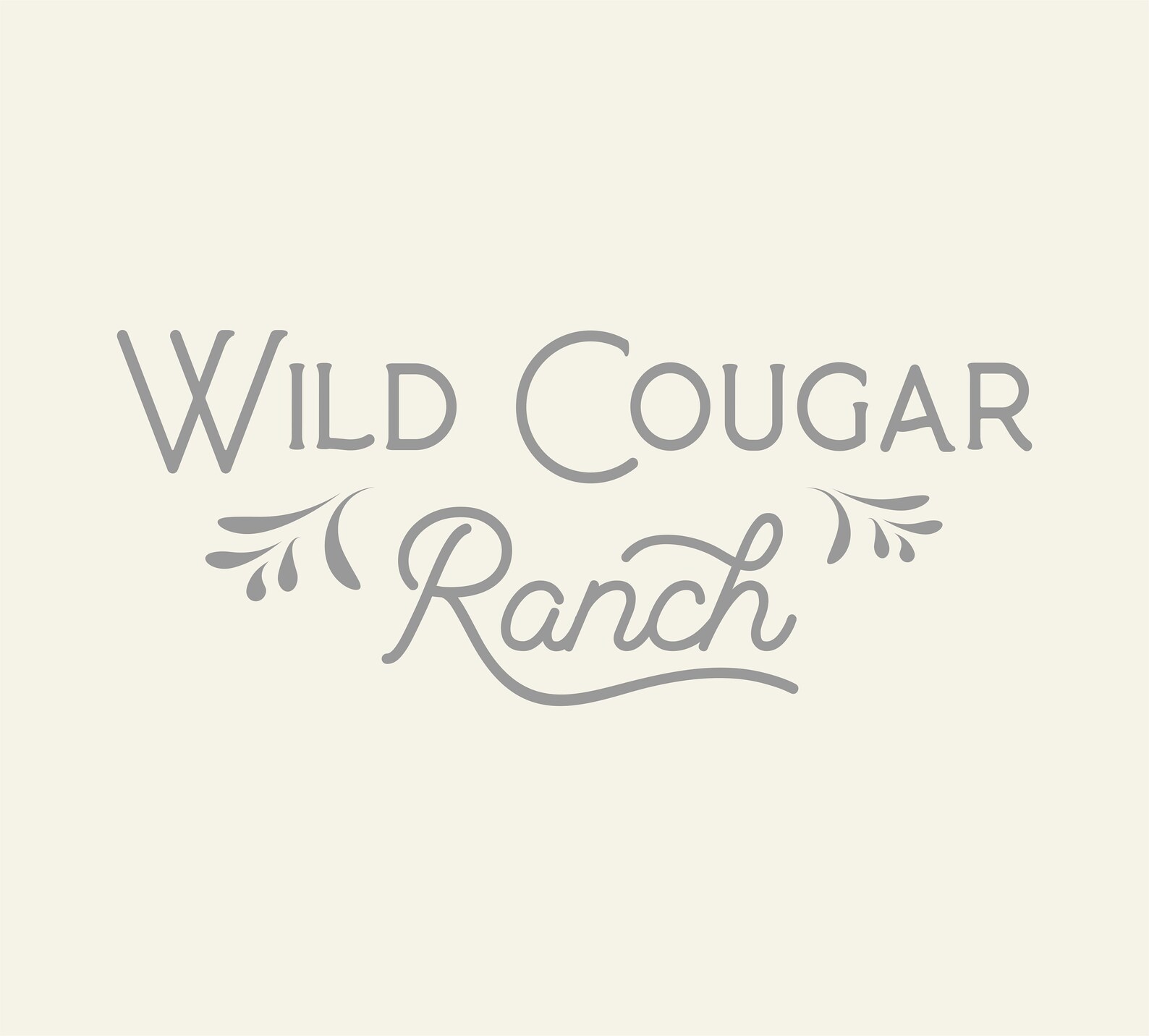 Custom Western Typography Logo Modern Western Logo, Western Typography ...
