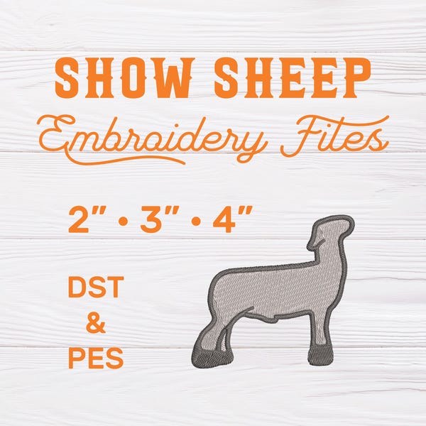 Sheep Embroidery - Etsy