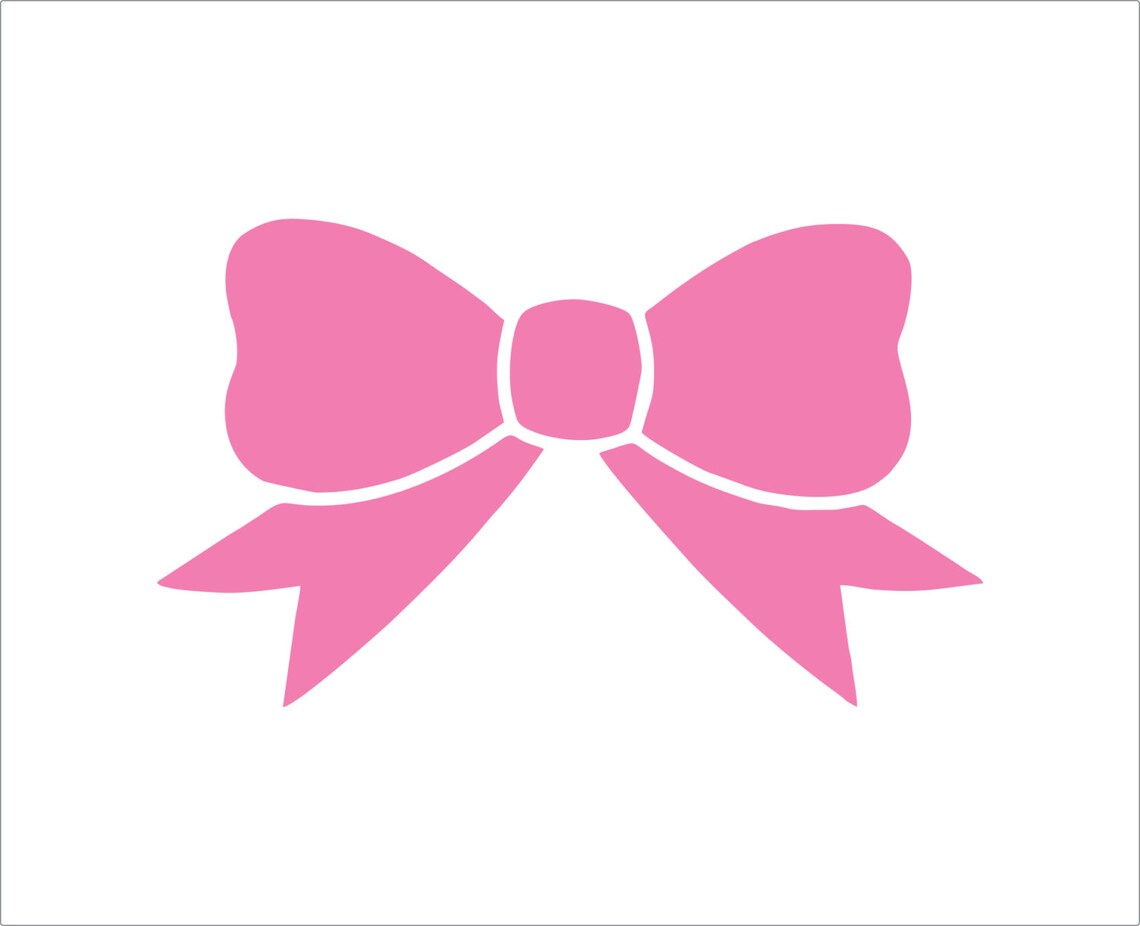 1 Bow Decal, Cute Bow Sticker, Hairbow Decal, Hairbow, Cheerleading ...