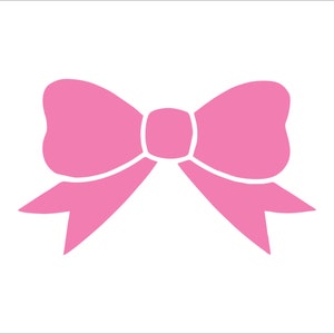 1 Bow Decal, Cute Bow Sticker, Hairbow Decal, Hairbow, Cheerleading ...