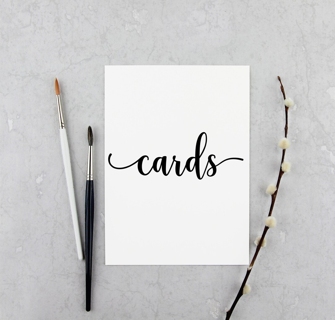 SVG | Wedding Cards Sign, Wedding Reception Printable, Modern Wedding ...