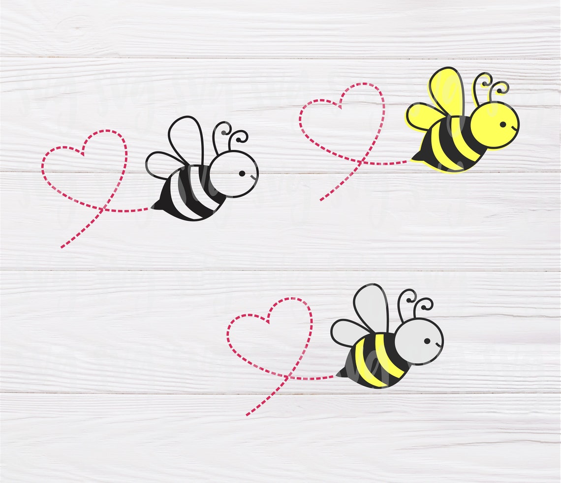 SVG File Honey Bee Svg Bee Svg Honeybee Craft File - Etsy