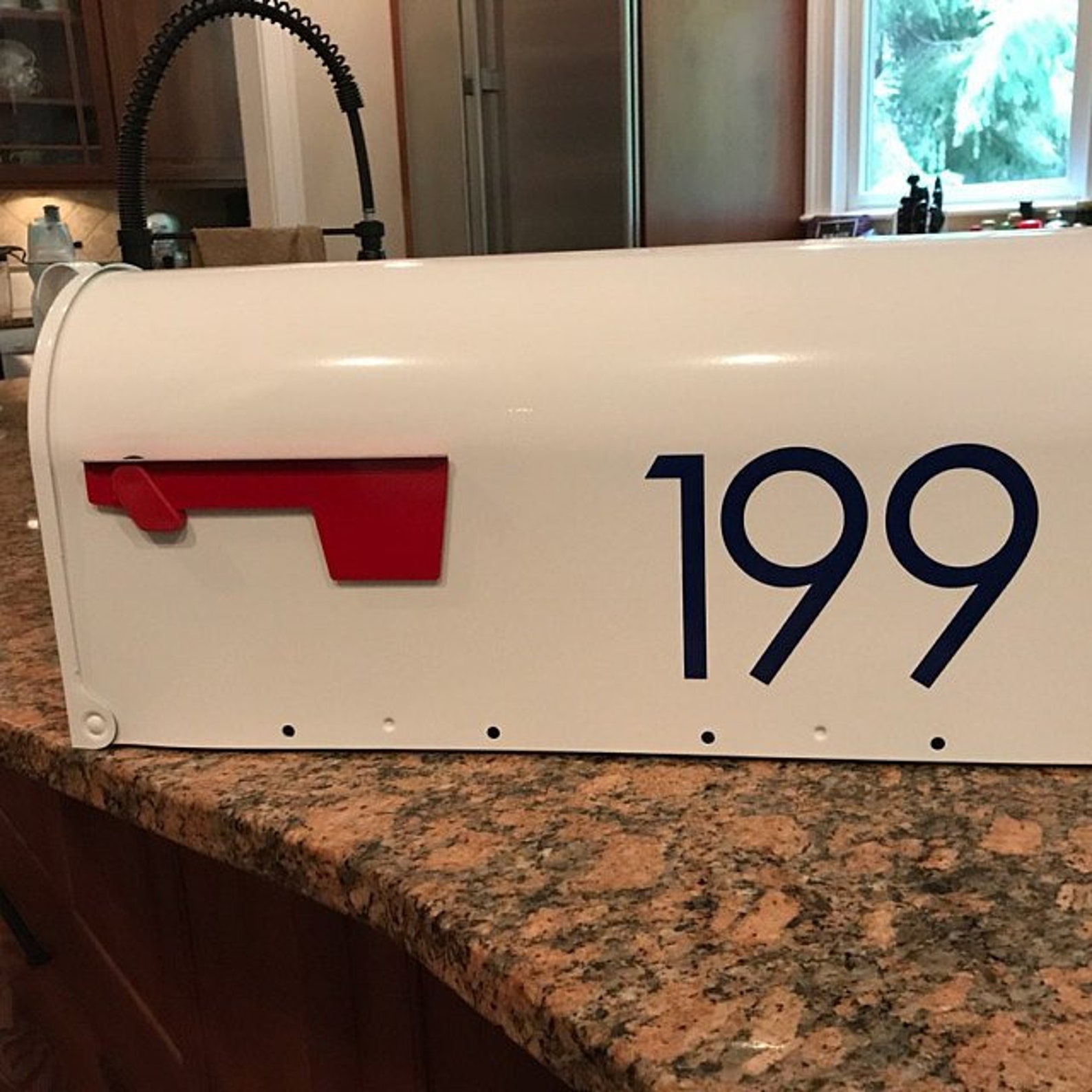 PAY PER DIGIT Custom Mailbox Numbers, House Numbers, Modern Mailbox ...