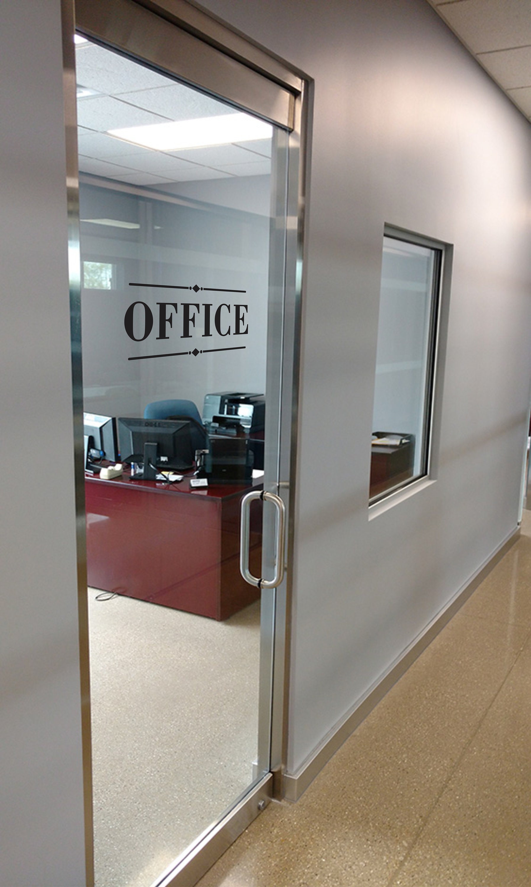 Office Glass Door Sticker Designs