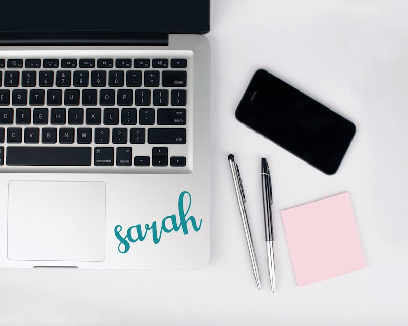 Custom Name Decal Laptop Name Decal Personalized Laptop | Etsy