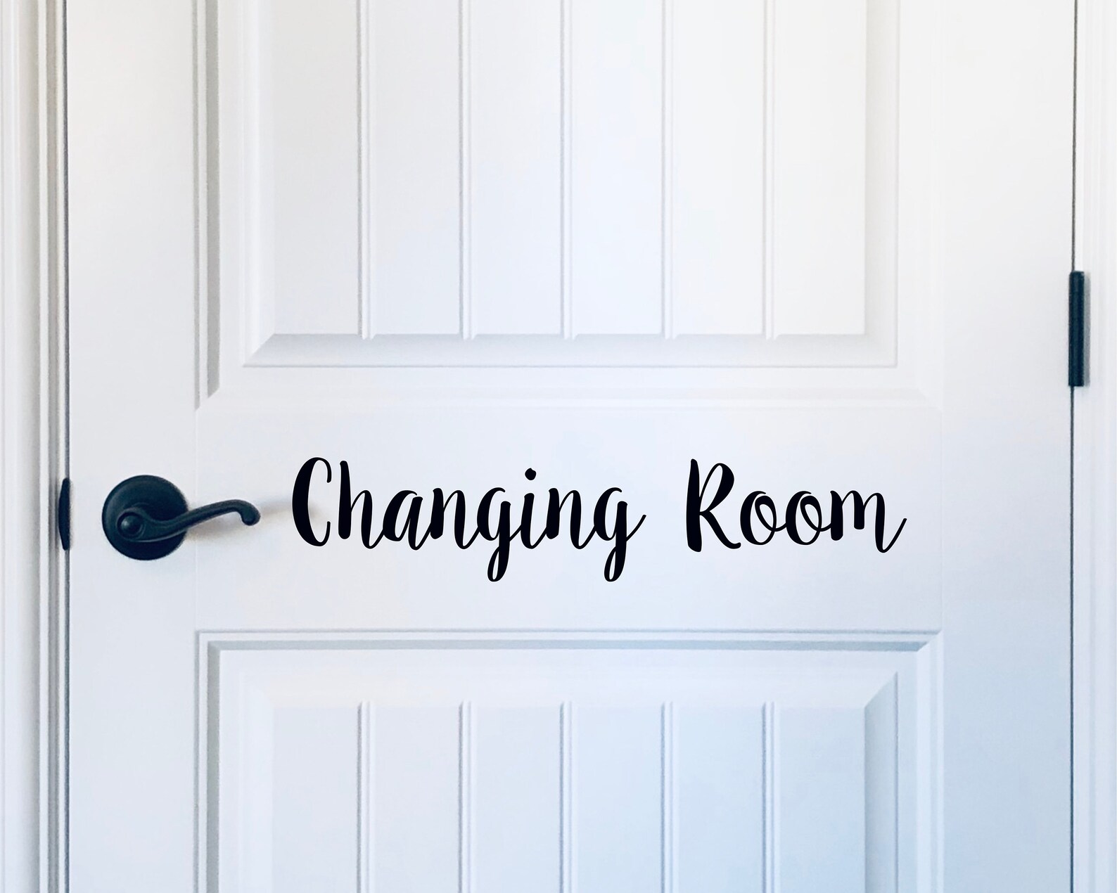 Changing Room Door Decal Changing Room Decal Bathroom Door | Etsy