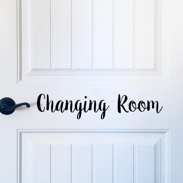 Changing Room Sign - Etsy