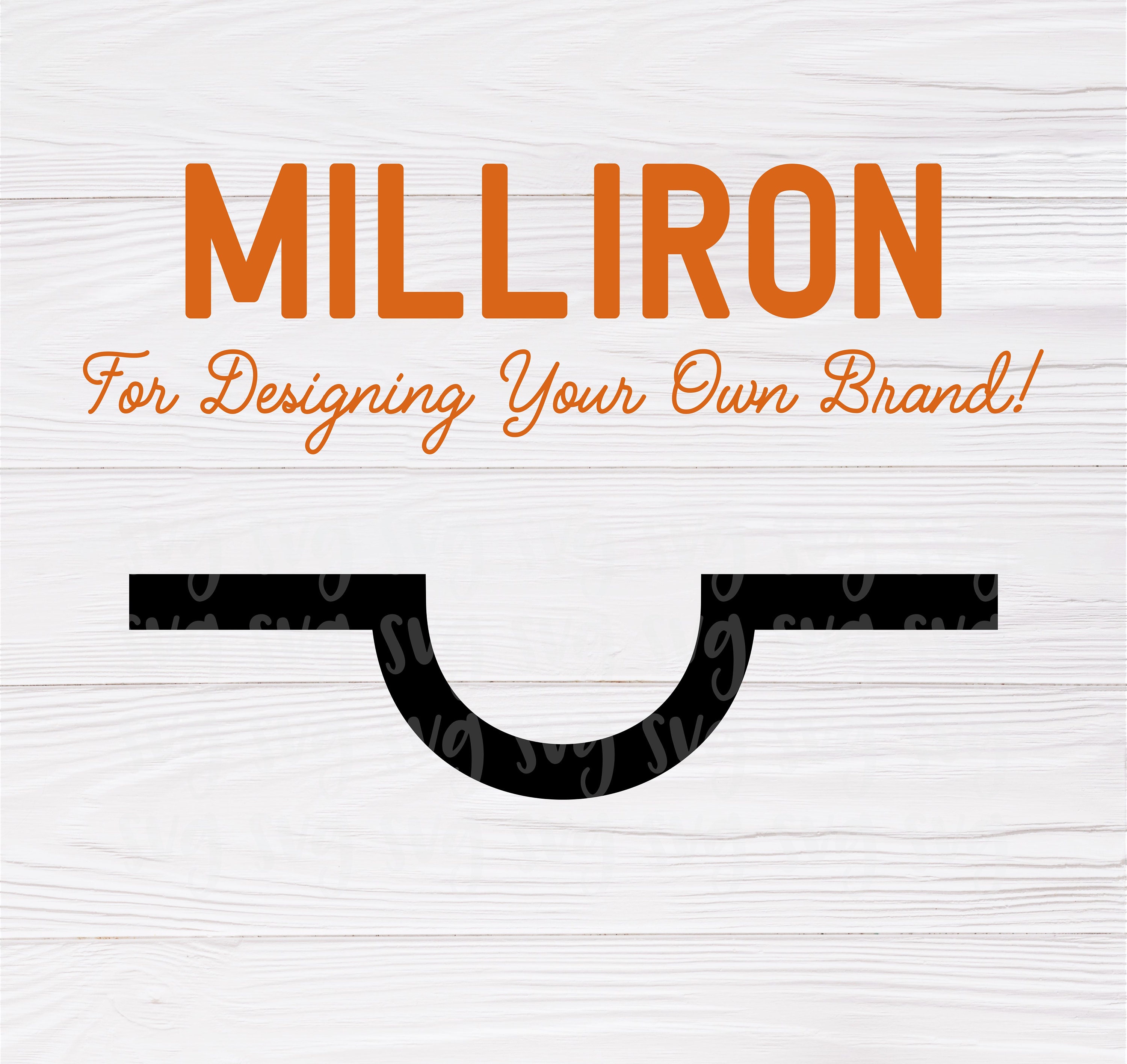 SVG & PDF File | Milliron Brand Symbol Svg, Mill Iron Brand Svg, DIY ...