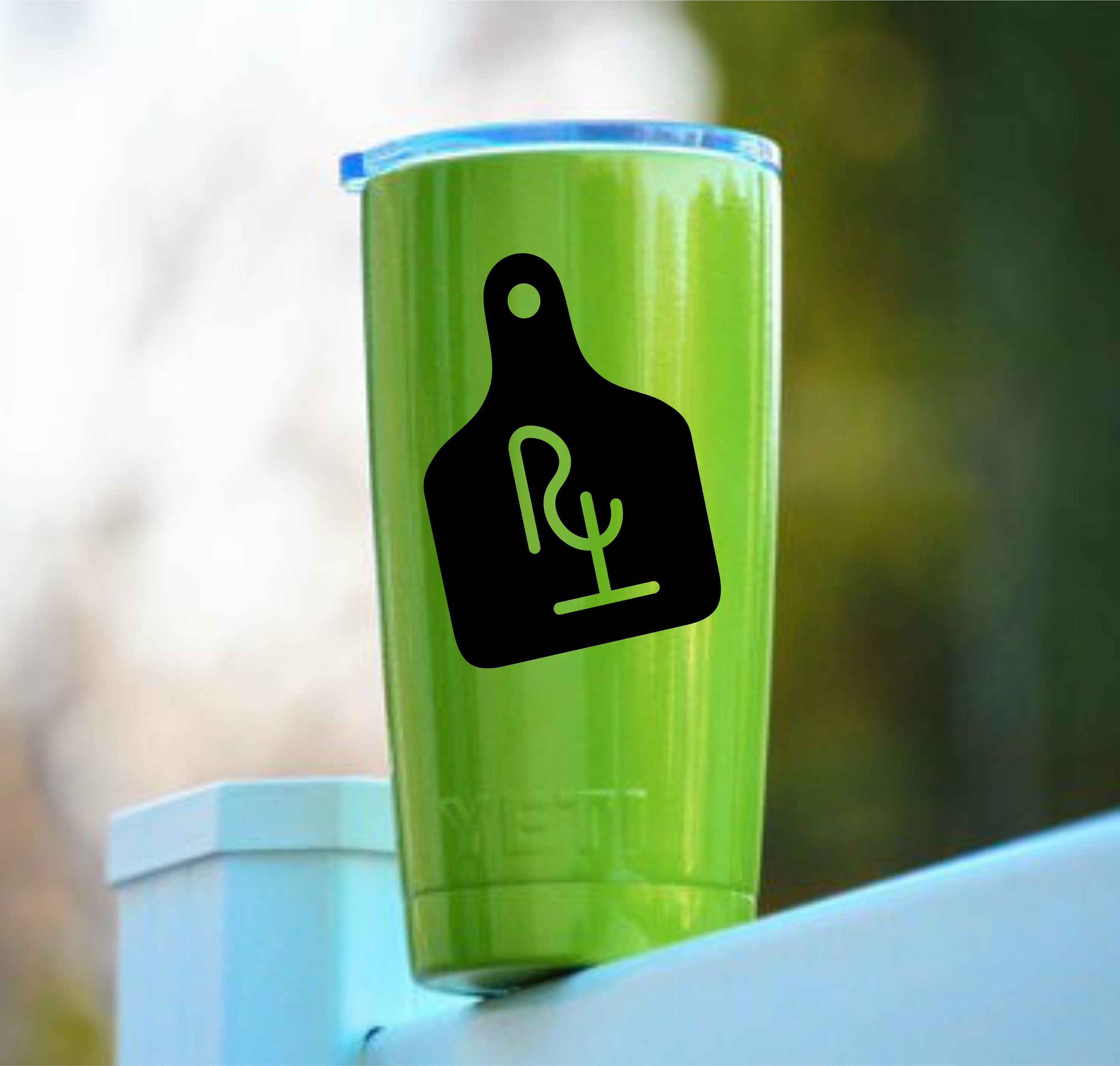 Livestock Ear Tag Brand Decal Ear Tag Decal Livestock Brand | Etsy