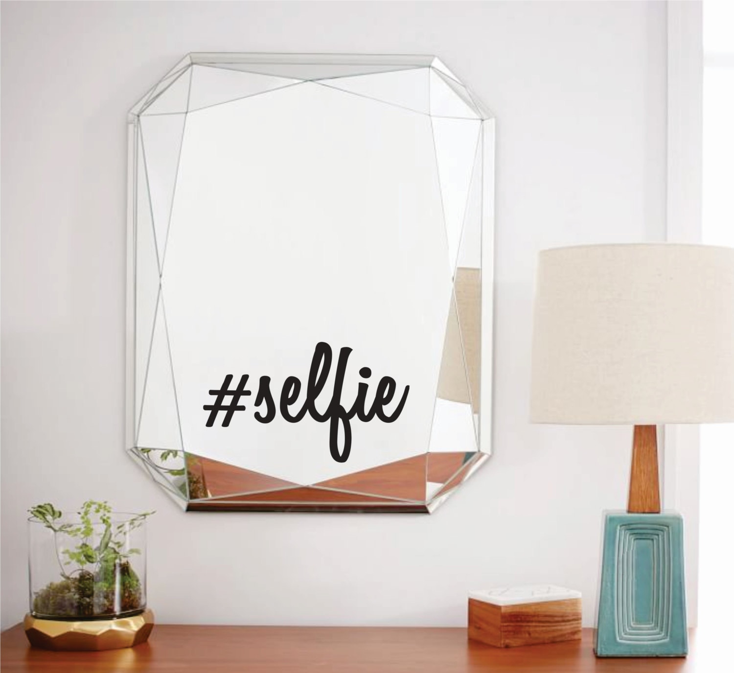 Selfie Decal selfie Mirror Decal Vinyl Mirror Decal Selfie - Etsy