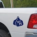 Livestock Ear Tag Brand Decal, Ear Tag Decal, Livestock Brand Truck ...
