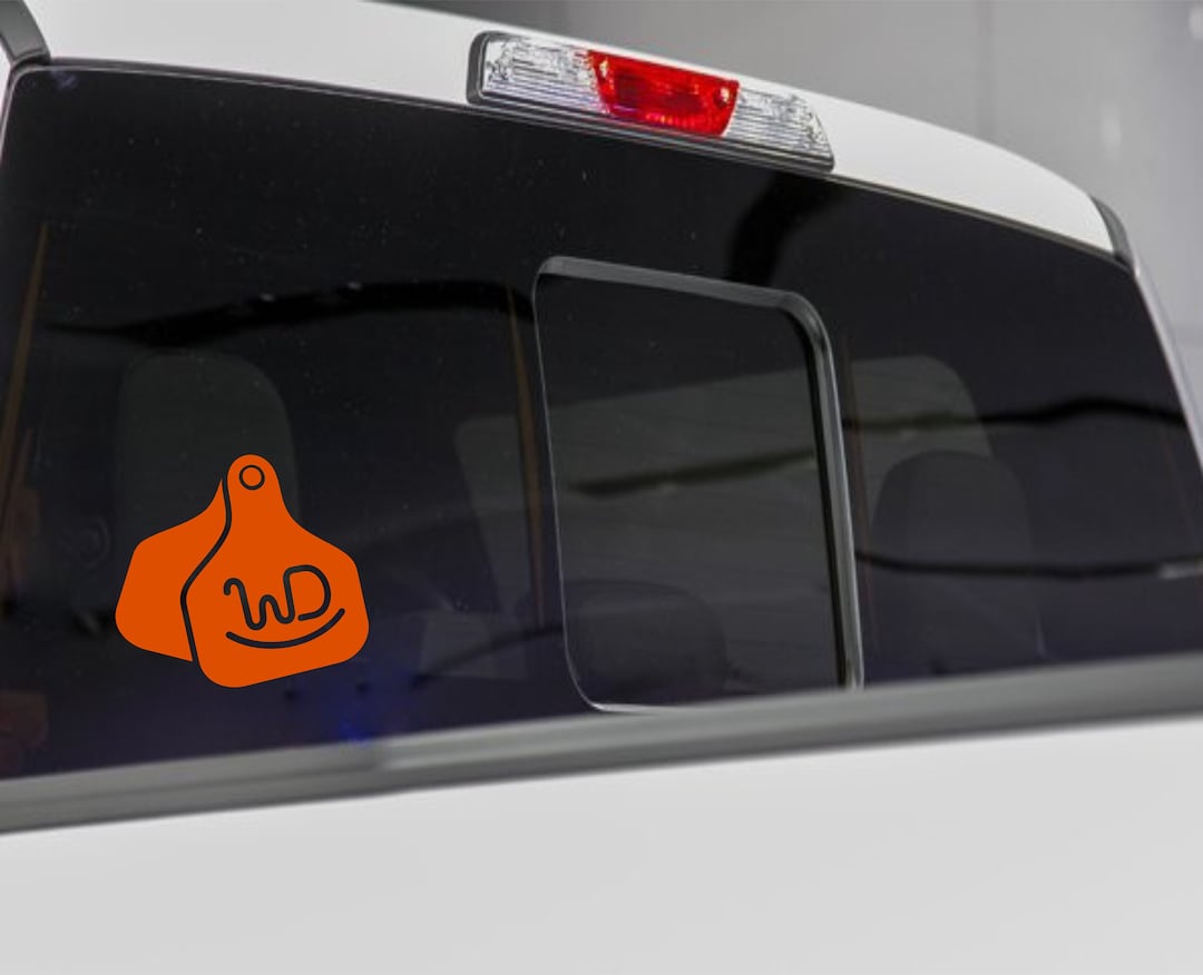 Livestock Ear Tag Brand Decal Ear Tag Decal Livestock Brand - Etsy