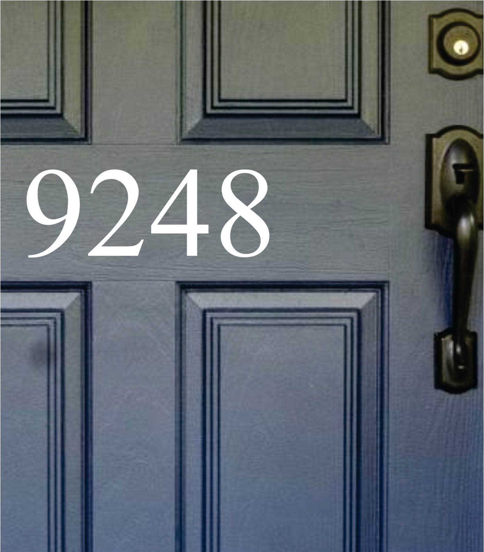 Custom House Number Decal, Custom Street Number Decal, Door Decal, Door ...