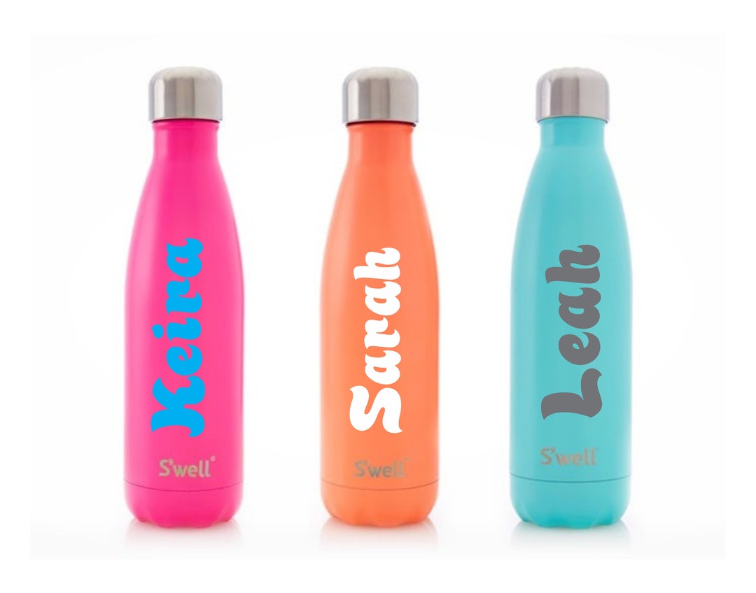 Name Decal for Water Bottle Water Bottle Name Decal - Etsy