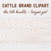 SVG, EPS, PNG & Pdf File | Large Cattle Brand Clipart Set (the 6th ...