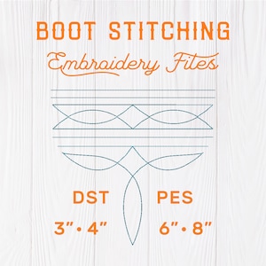 Large Embroidery Boot Stitch - Etsy