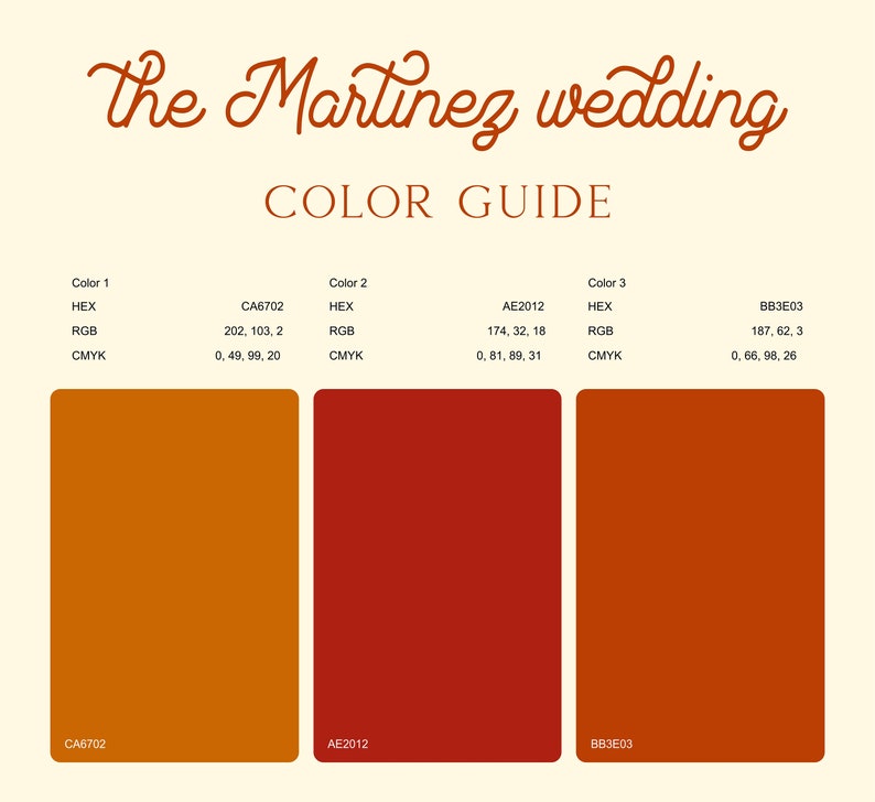 Business Color Guide Logo Style Guide Branding Style Guide - Etsy