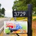 Custom Mailbox Numbers, Modern Mailbox Decals, Large Mailbox Stickers ...