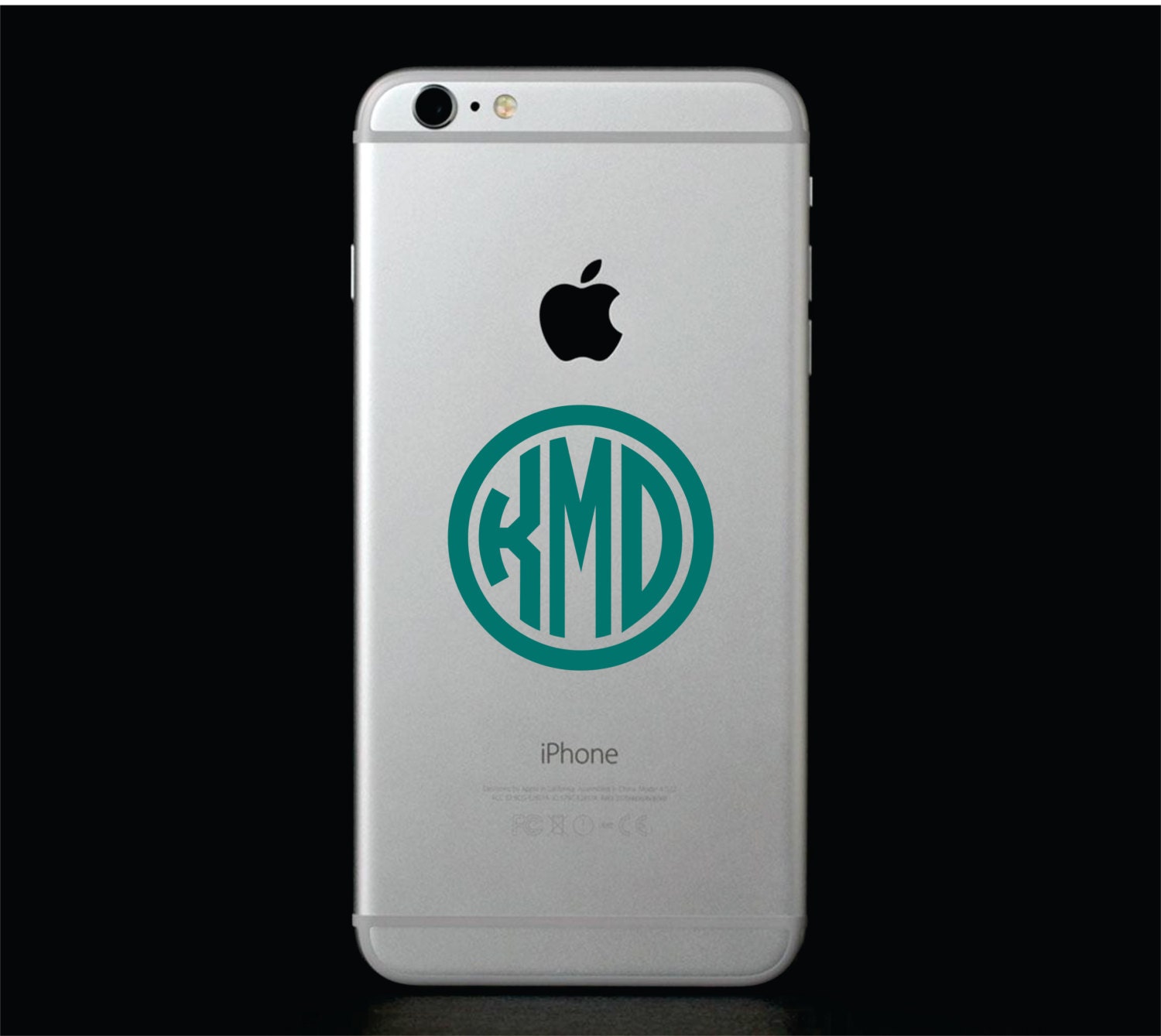 Phone Monogram Decal Cellphone Monogram Phone Monogram - Etsy